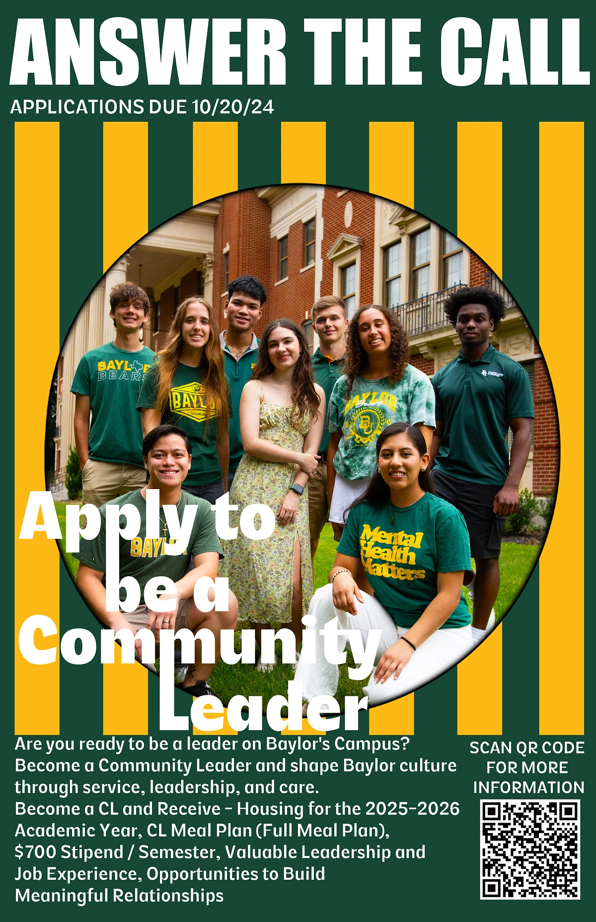 2025-2026 CL Applications OPEN | The Baylor Portal