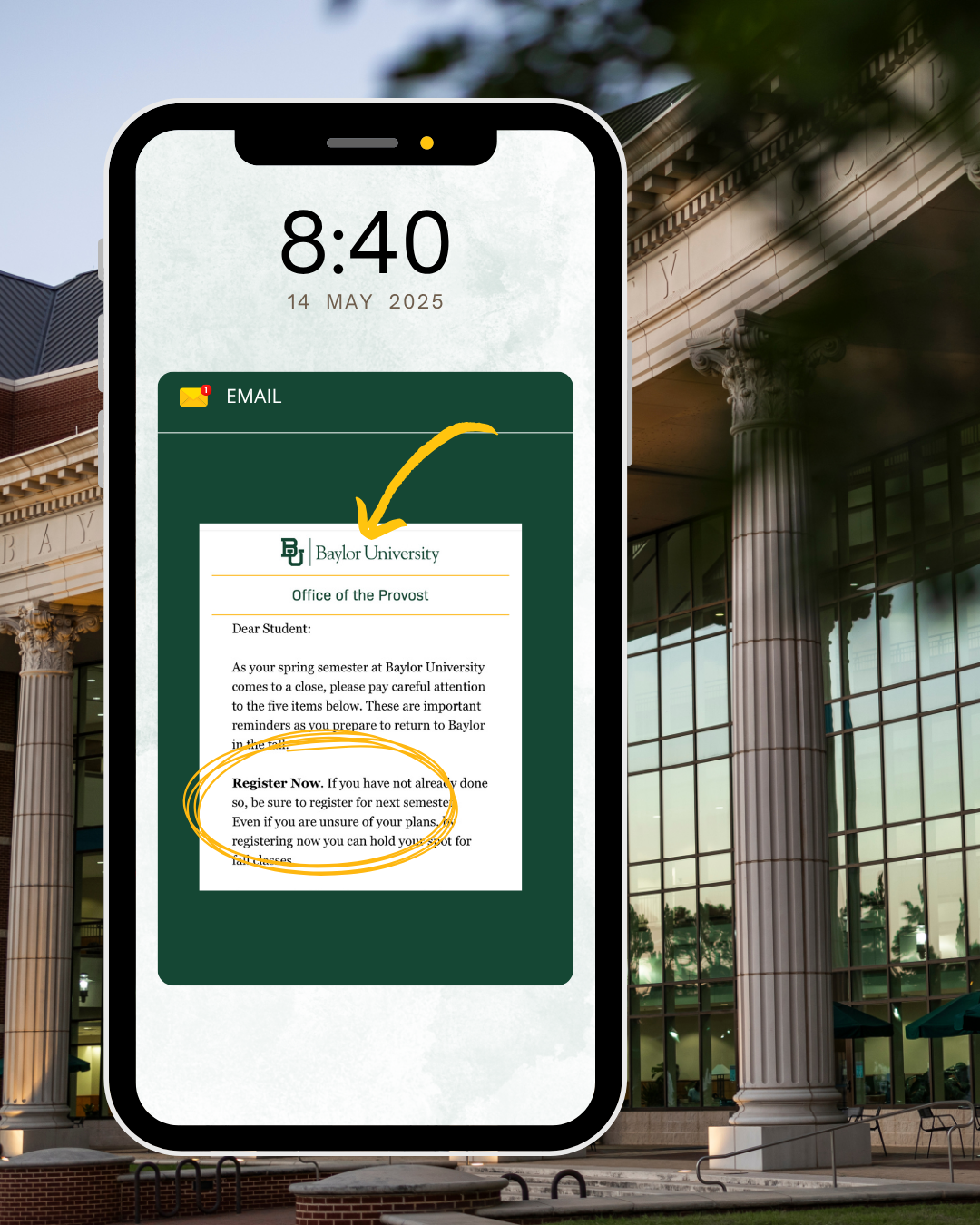Before Summer Starts: Key Reminders for | The Baylor Parent Portal